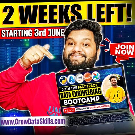 Dataengineering Bootcamp Growdataskills Upskilling Dataprofessionals Shashank Mishra 🇮🇳