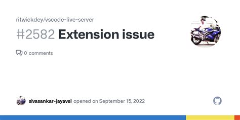 Extension Issue · Issue 2582 · Ritwickdeyvscode Live Server · Github