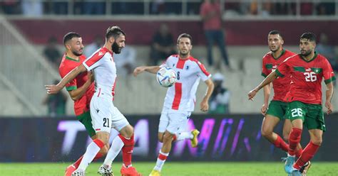 საქართველოს ნაკრები მაროკოსთან დამარცხდა ეროვნული ნაკრები