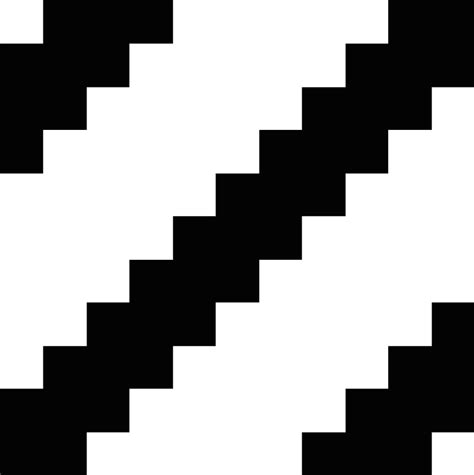 thresholded recurrence plot referring to the example from the previous