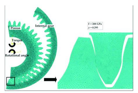 Two Dimensional 20 Teeth Finite Element Model Download Scientific
