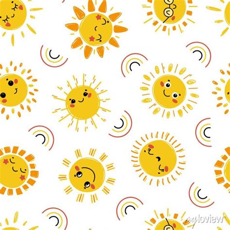 Cute Yellow Pattern Wallpaper