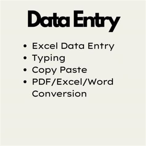 do data entry copy paste pdf excel word conversion by flavia almeida