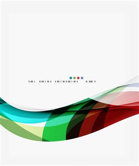Premium Vector Colorful Geometric Wave Abstract Background Vector Template Background For