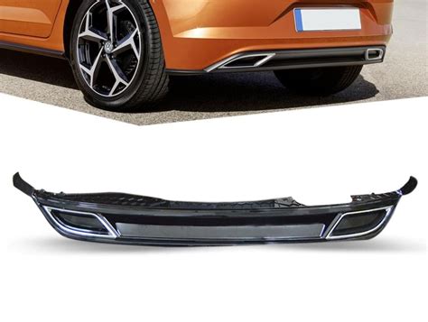 Polo 8 R Line Gloss Black Diffuser Exotic Auto Accessories