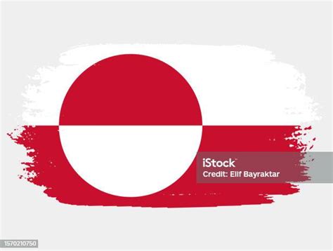 그린란드의 예술적 그런지 브러시 깃발은 흰색 배경에 고립되어 있습니다 국기의 우아한 질감 0명에 대한 스톡 벡터 아트 및 기타 이미지 0명 개념 개념과 주제 Istock