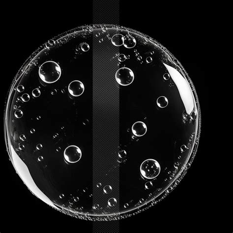 Bubble With Bubbles Effect Premium Ai Generated Psd