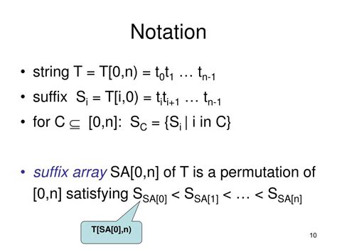 ppt suffix tree and suffix array techniques for pattern analysis in strings powerpoint