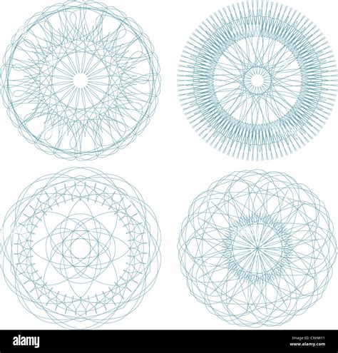 Circle Abstract Design Elements Set Stock Photo Alamy