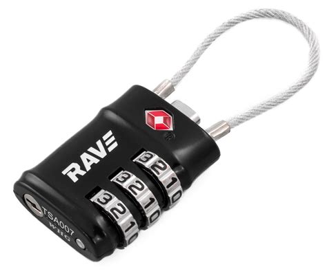 Rave Tsa Kofferschloss Vorhängeschloss Mit Zahlenkombination R100130