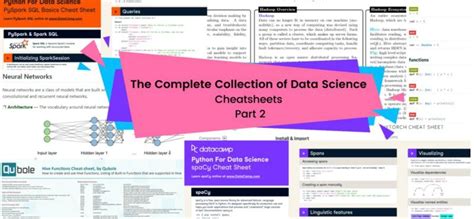 data science cheatsheets part 2 dr ganapathi pulipaka posted on the