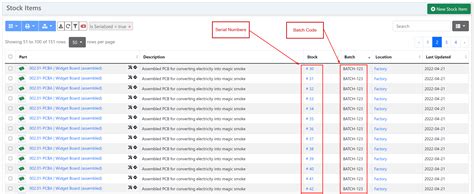 Stock Traceability Inventree Documentation