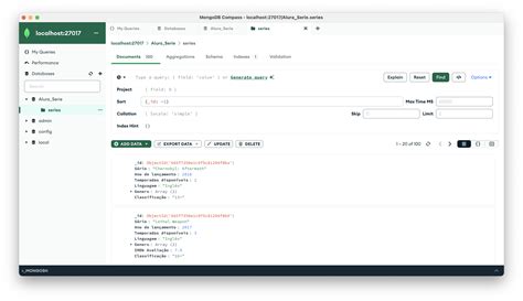 [sugestão] sugestão mongodb compass ui atualizado mongodb