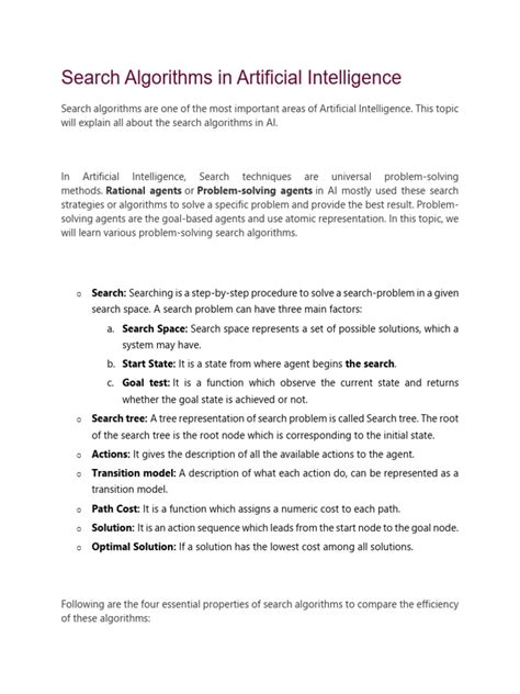 Ch3 Searching Algorithms Pdf Computational Problems Mathematical