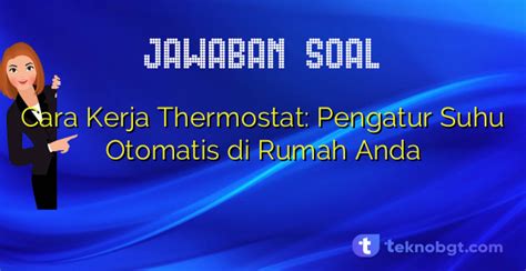 Cara Kerja Thermostat Pengatur Suhu Otomatis Di Rumah Anda