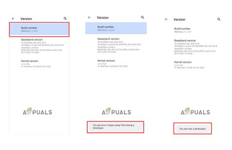 how can i turn on or off developer options on my android