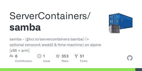 GitHub ServerContainers Samba Samba Ghcr Io Servercontainers