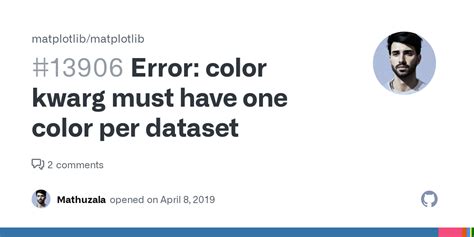 Error Color Kwarg Must Have One Color Per Dataset · Issue 13906