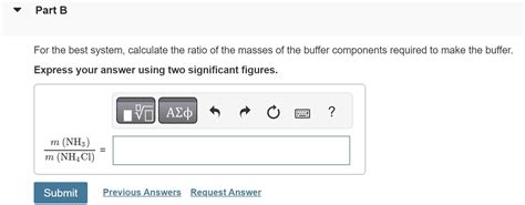 solved which of the following buffer systems would be the