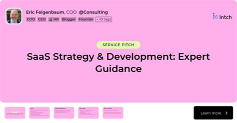 Eric Feigenbaum On Linkedin Eric Feigenbaum — Saas Strategy