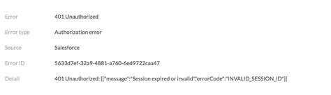 invalid session id salesforce rest api captions quotes