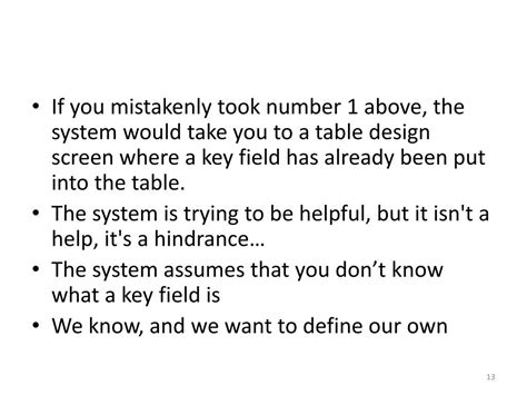 Ppt Sql Unit 12 Creating Tables Keys And Constraints In Access