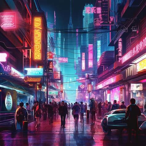 Premium Ai Image Future City