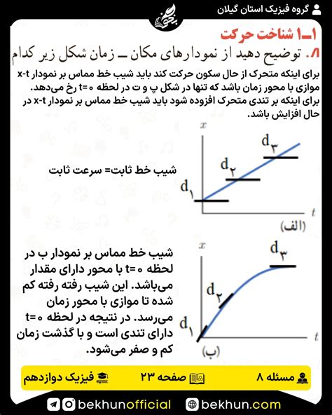 جواب پرسش‌ها و مسئله‌های فیزیک دوازدهم تجربی بخون ️