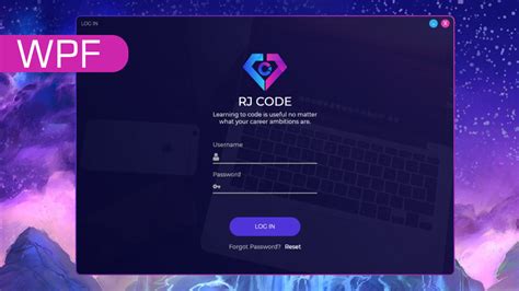 Github Rjcodeadvancemodernloginui Wpf Modern And Flat Login Form With Wpf And C