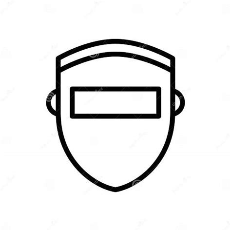 Welding Shield Cover Icon For Safety Equipment Industrial Work And