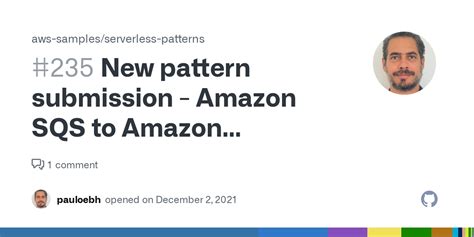 New Pattern Submission Amazon Sqs To Amazon Dynamodb · Issue 235 · Aws Samplesserverless