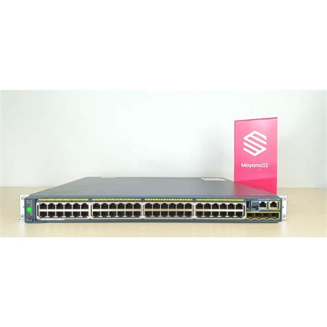 Jual Cisco Catalyst 2960 S Series Poe 48 Port Type Ws C2960 48lps L Shopee Indonesia