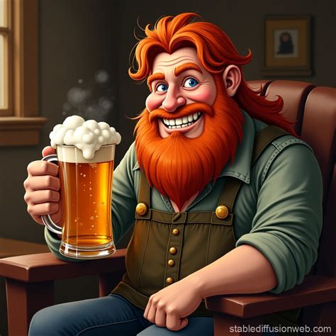 Ginger Redhead In Fantasy Art Stable Diffusion Online