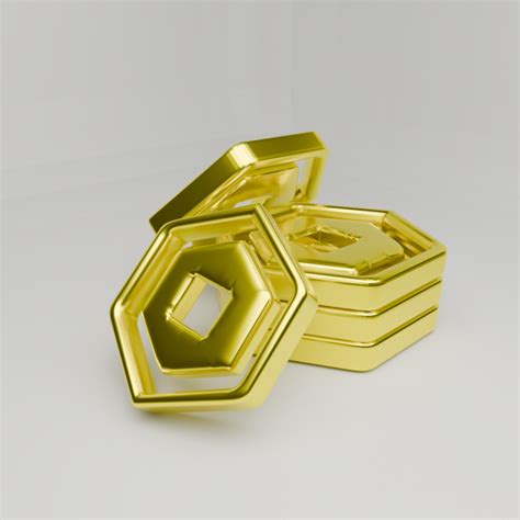 Robux Coin Roblox Free 3d Model In Other 3dexport