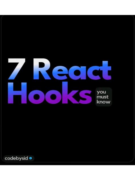 react hooks pdf