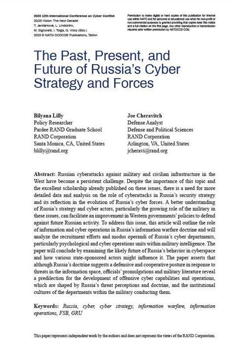 Dr Bilyana Lilly On Linkedin Russia Cybersecurity Cycon2020