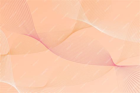 Premium Vector Abstract Pink Background With Wavy Lines Creating An Intriguing Visual Effect
