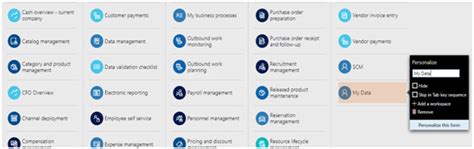 How Workspace Defined In Dynamics 365 For Finance And Operations