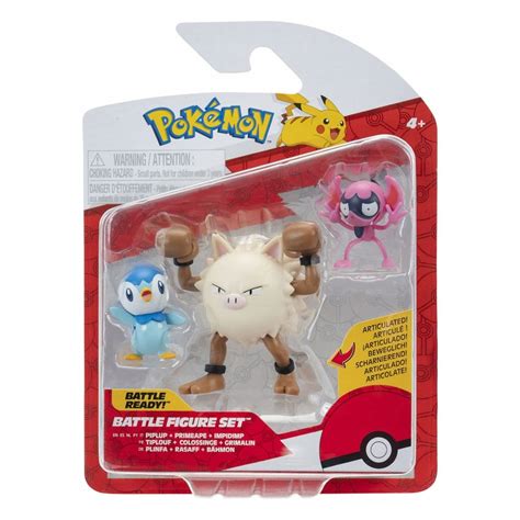 Pokémon First Partner Battle Figure Set Figure 3 Pack Impidimp Piplup