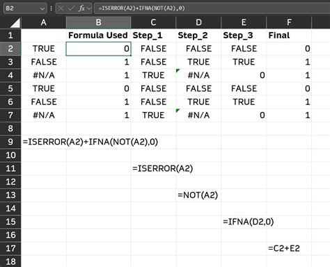 Excel Use ISERROR With Check For FALSE In An OR Statement Without Returning An Error Super User