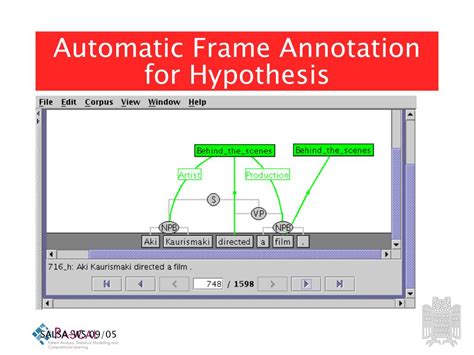 ppt approximating textual entailment with lfg and framenet frames