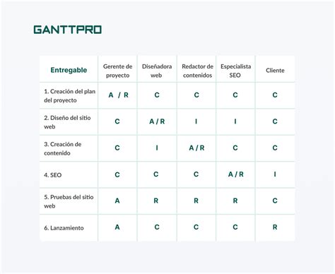 Qué Es Una Matriz Raci Con Ejemplos En Gestión De Proyectos