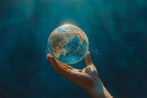 A Global Blockchain Network Represented In A 3d Abstract Illustration