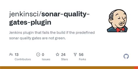 github jenkinsci sonar quality gates plugin jenkins plugin that fails the build if the