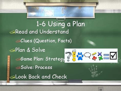 1 6 using a problemsolving plan mrs ymas