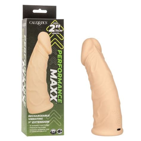 Performance Maxx Rechargeable Vibrating 7 Extension Ivory Sex Toy Hotmovies