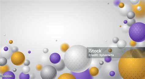 빈 복사 공간이있는 사실적인 점선 벡터 일러스트레이션 점과 필드 효과의 깊이가있는 아름다운 공과 추상적 인 배경 3d 글로브 디자인 컨셉 아트 3차원 형태에 대한 스톡 벡터