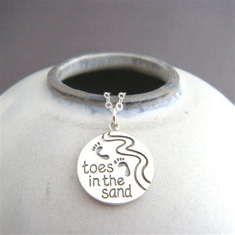 Footprints In The Sand Jewelry Etsy