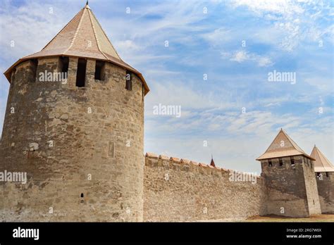 Fortified Fortress Medieval Stronghold Building Hi Res Stock