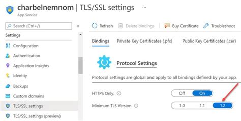 Enforce Tls 12 On Web Apps With Azure Policy Charbel Nemnom Mvp Mct Ccsp Cism Cloud